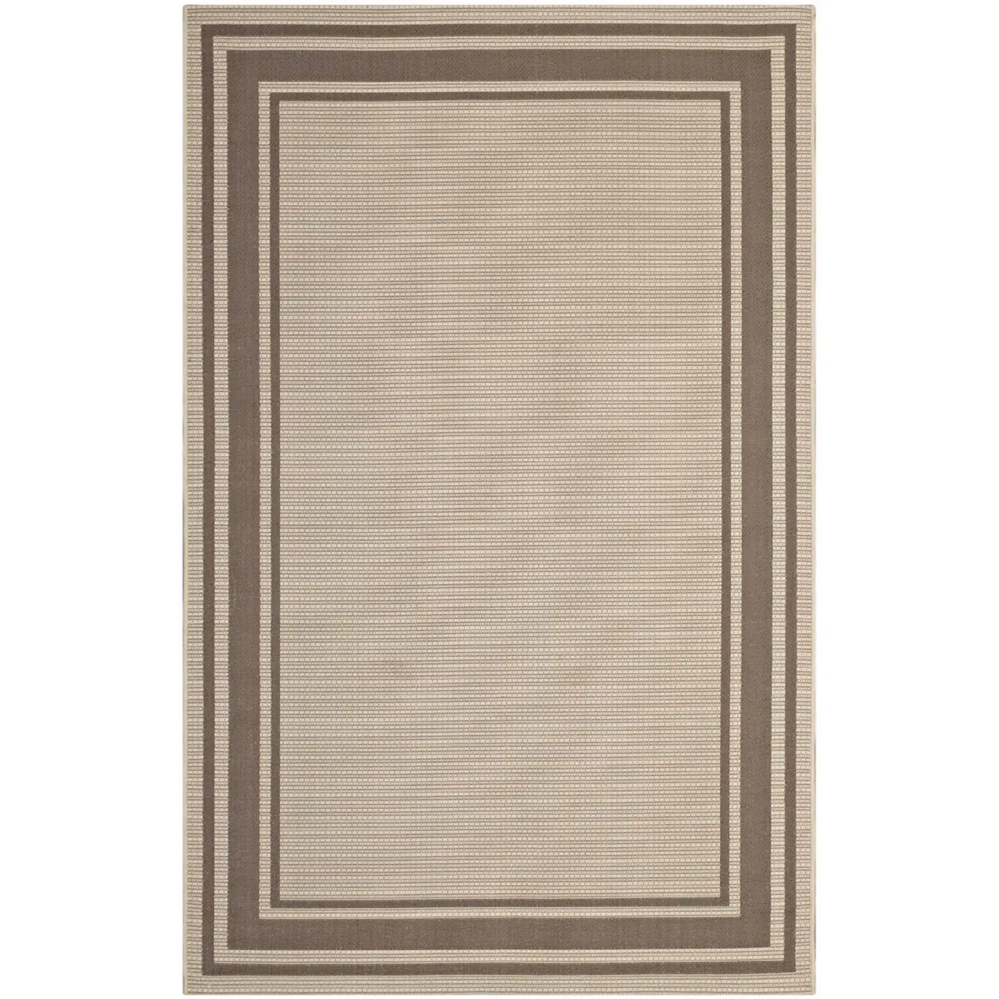 Modway R-1140A-58 Rim Solid Border Borderline 5 x 8 Indoor and Outdoor Area Rug
