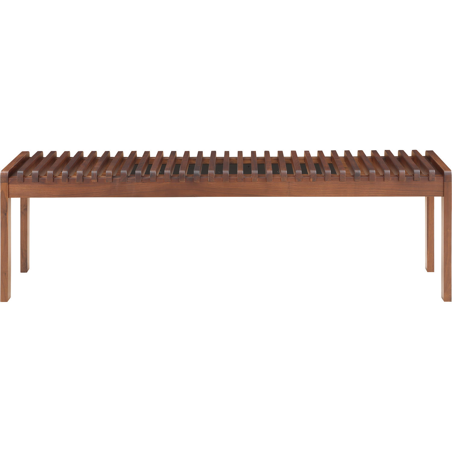 Moe's BC-1114-03 Rohe Dining Bench in Natural Finish Walnut