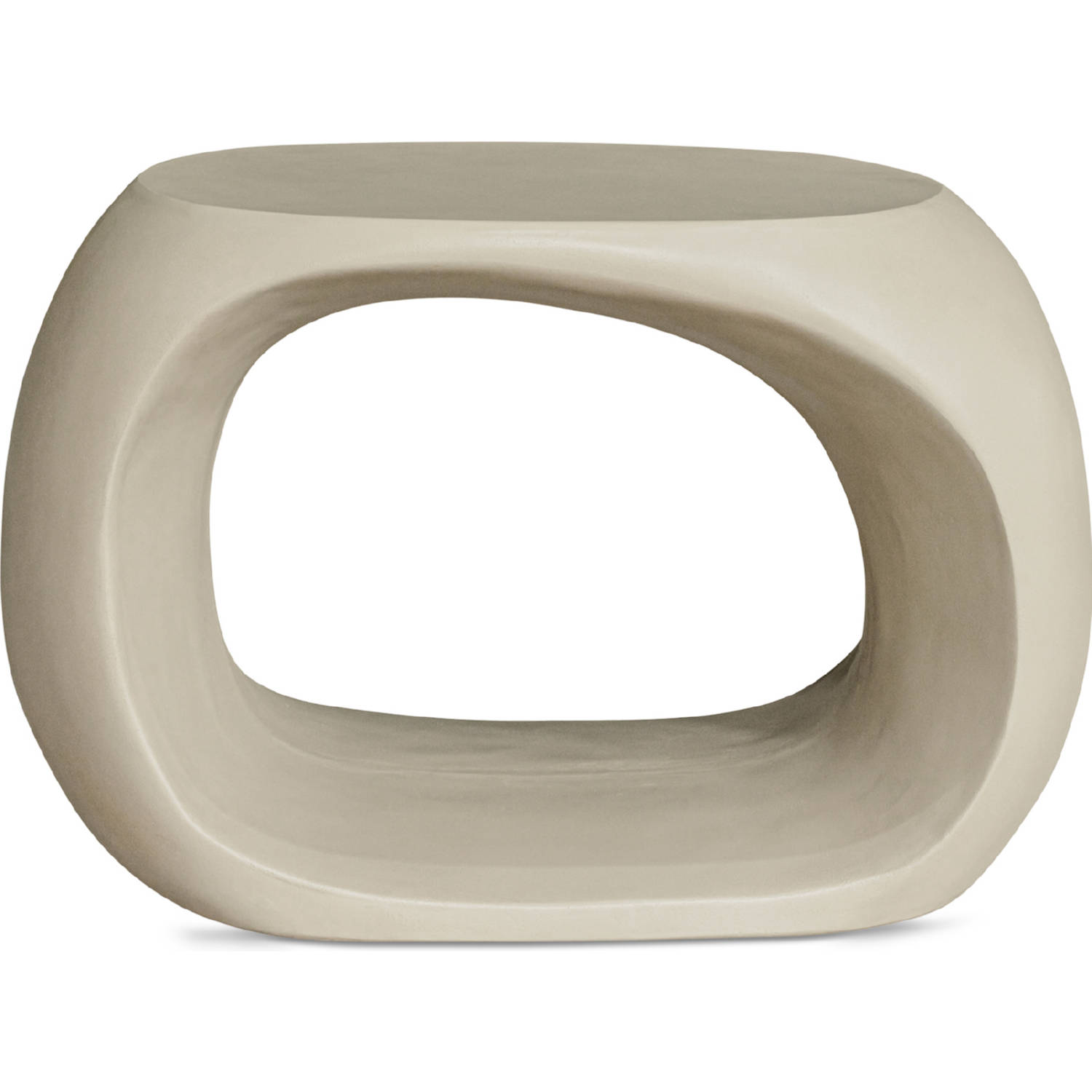 Moe's BQ-1056-05 Albers Outdoor Stool in Cream Fibre Reinforced Natural ...