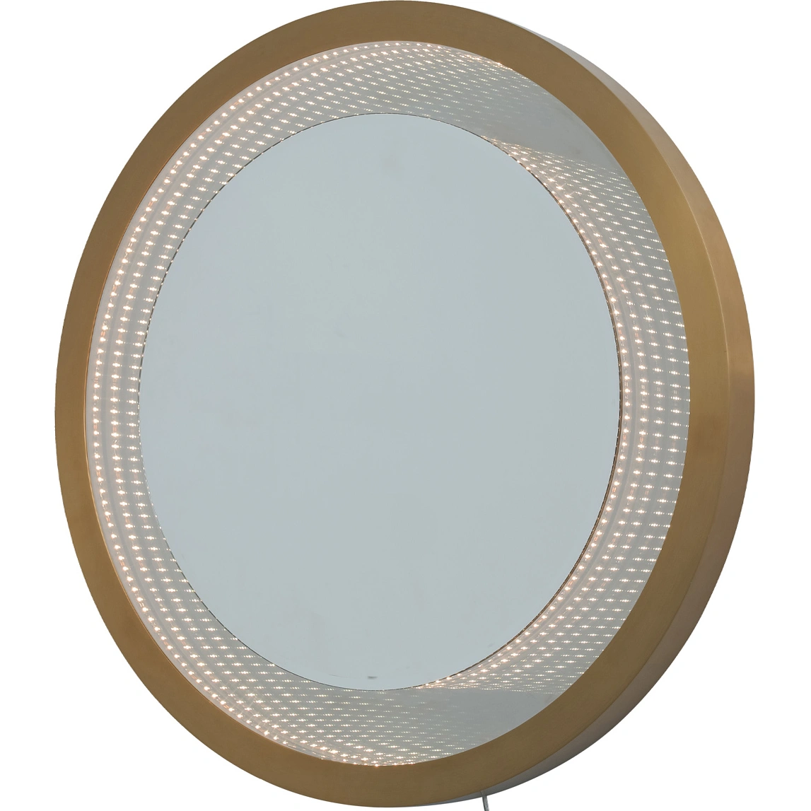 Nova 4111810BB Starfall Vanishing Infinity LED Round Wall Mirror in ...