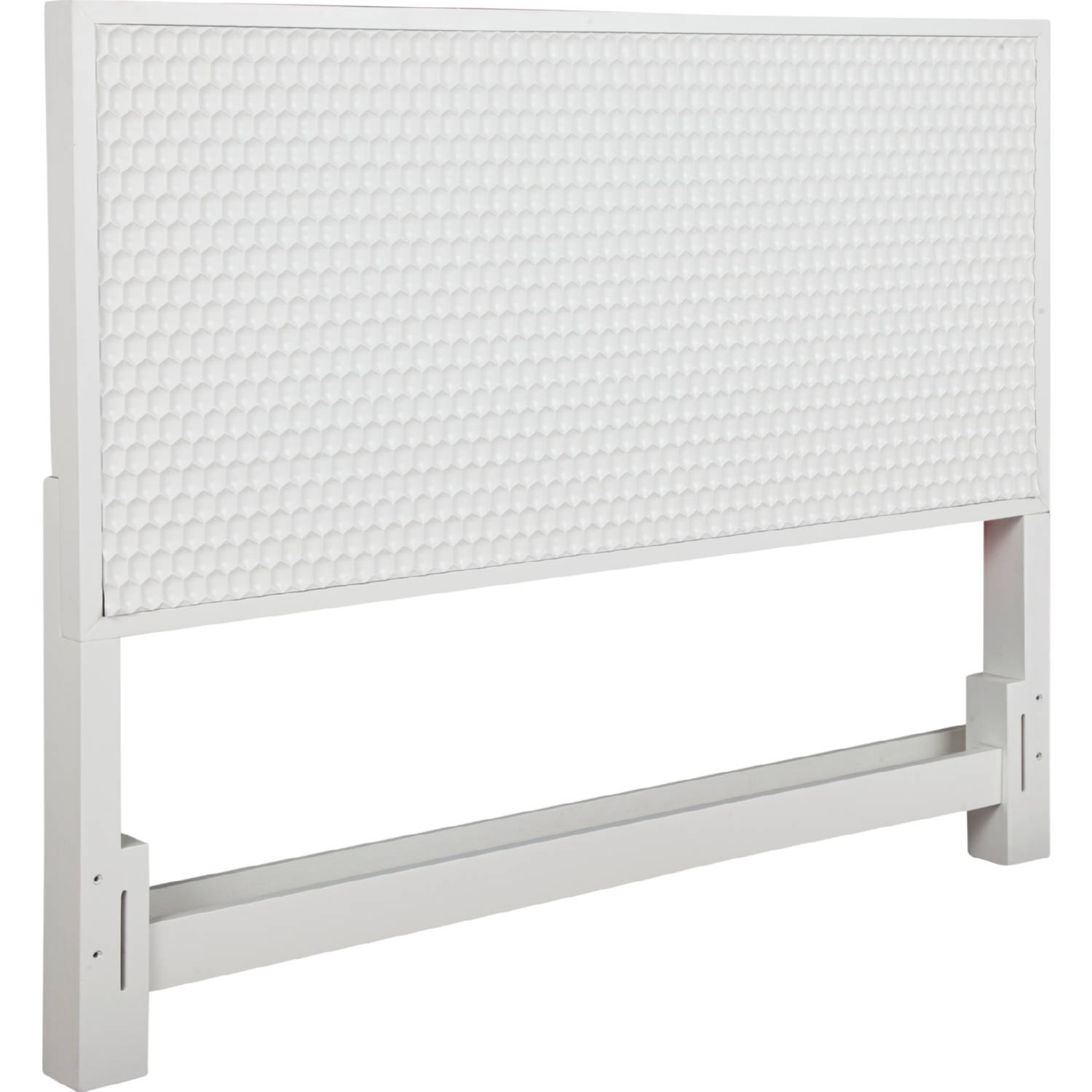 Origins 6400-08F-HB White Pearl Full Headboard in Textured White Finish