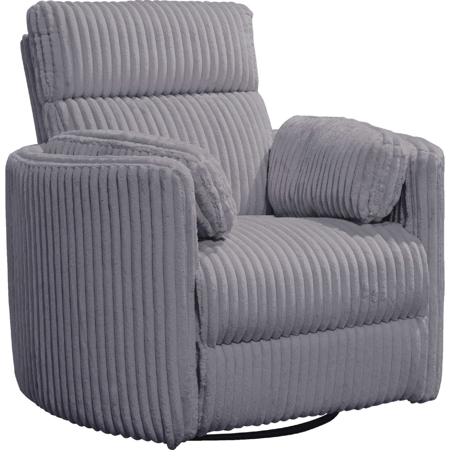 Parker House MRAD#812GSP-MGGR Radius Swivel Power Glider Recliner in Mega Grey Fabric