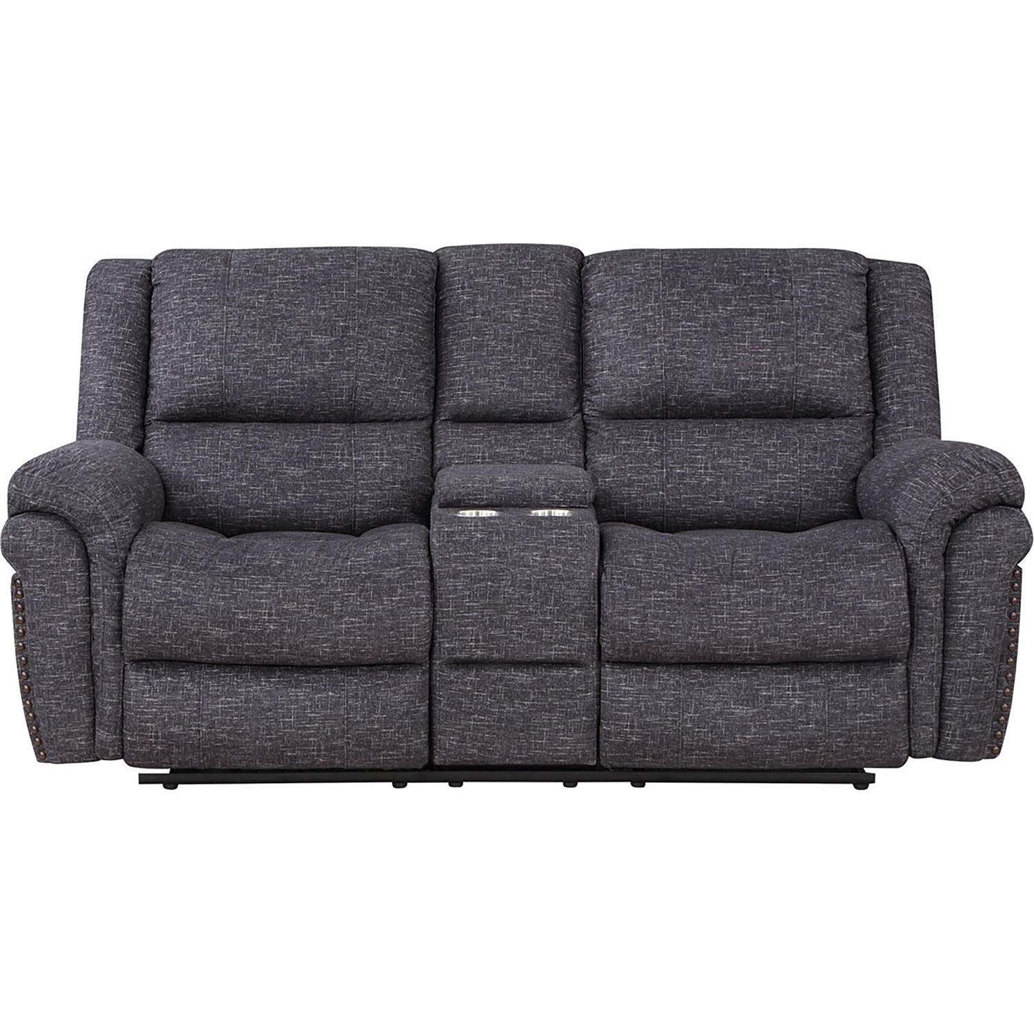 Porter Designs 03-201-02-7626 Socorro Manual Reclining Console Loveseat ...