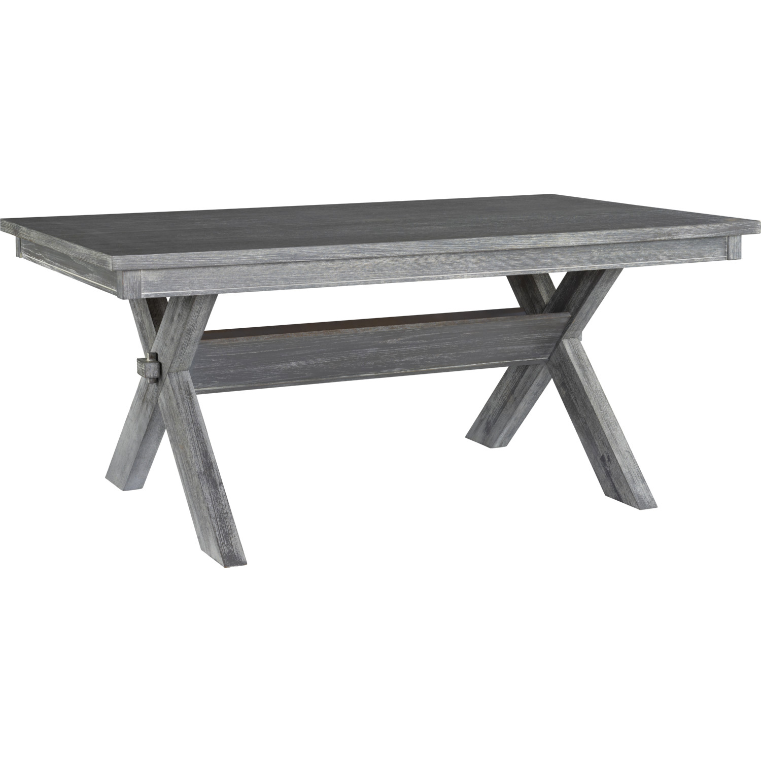 Powell 457-417B Turino 70" Dining Table in Rustic Grey Oak