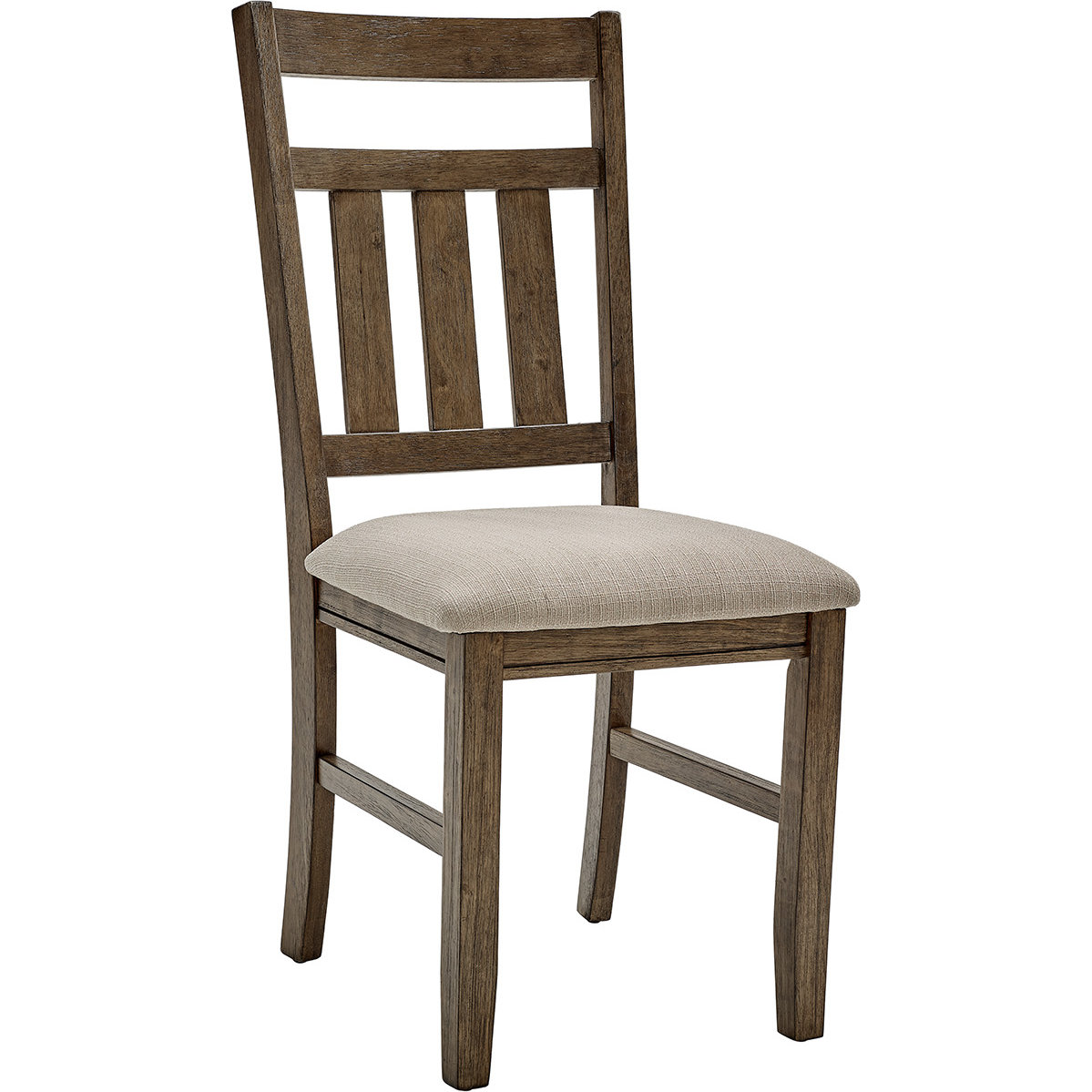 Powell D1248D19SCB Turino Dining Chair in Wood & Beige Microfiber (Set ...