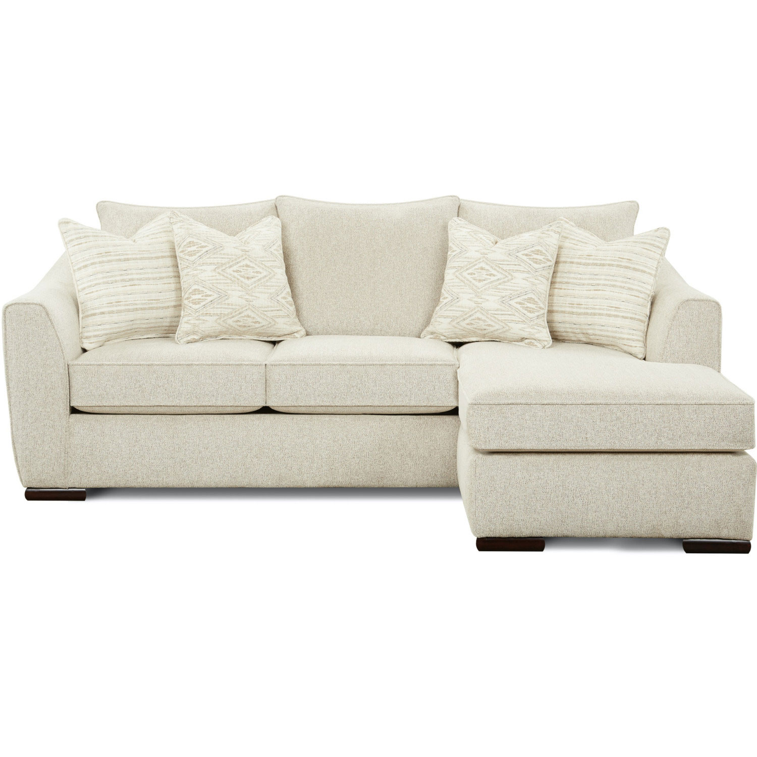 Southern Furniture 9778 Vibrant Vision Oatmeal Sectional Sofa w/ Right ...