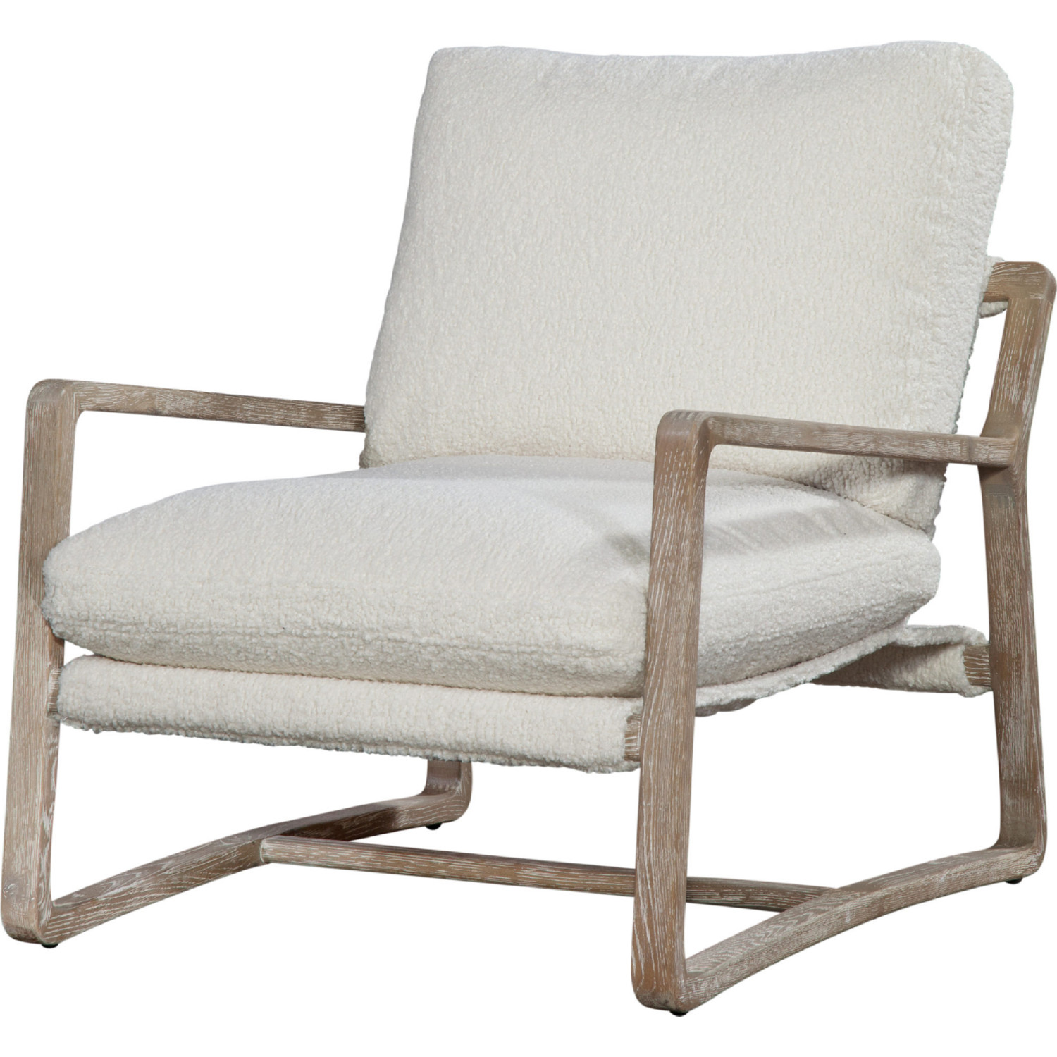 Spectra Santiago Chair - SN Santiago Accent Chair in Faux Sheepskin ...