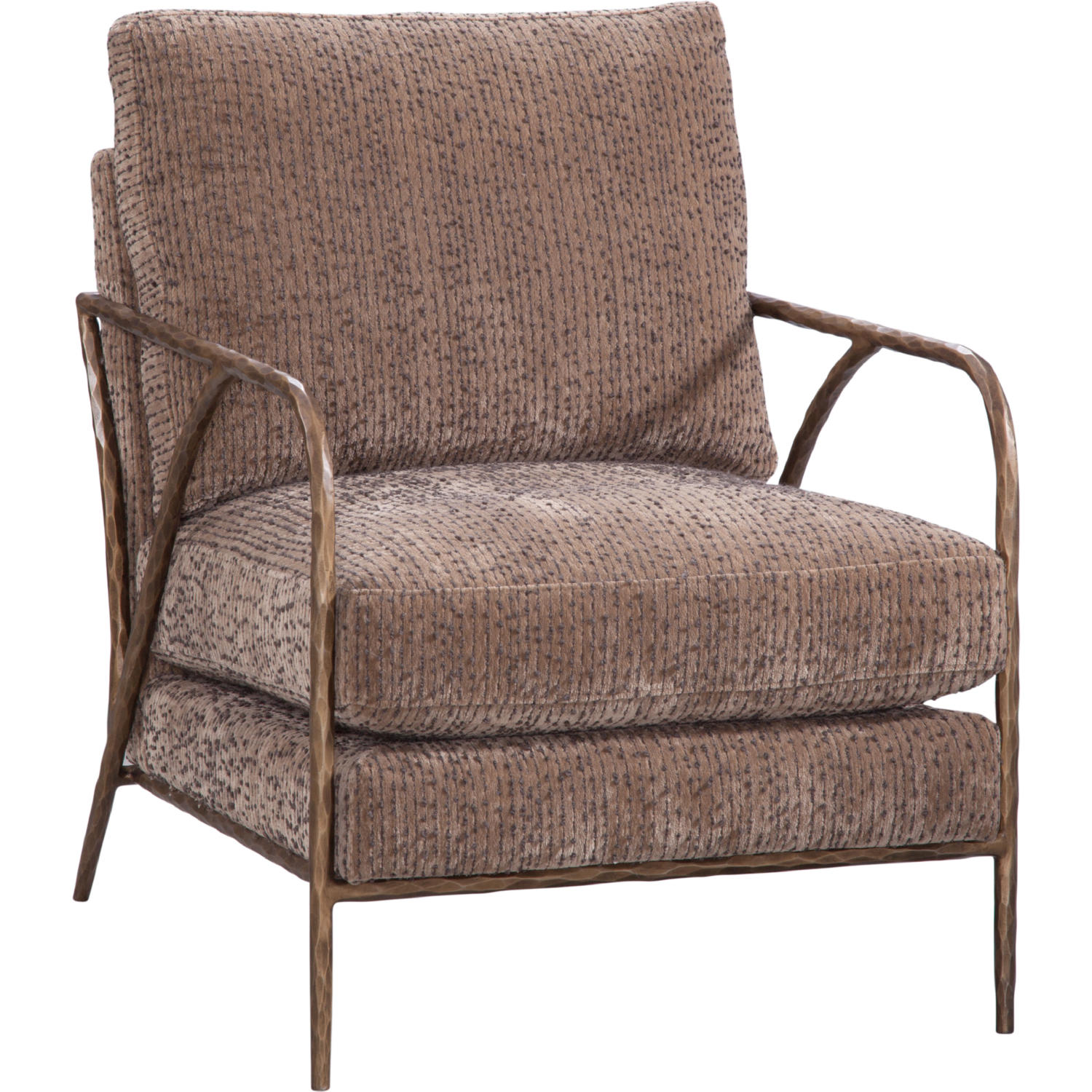 Spectra Ward Accent Chair - PO Ward Accent Chair in Poem Oatmeal Fabric